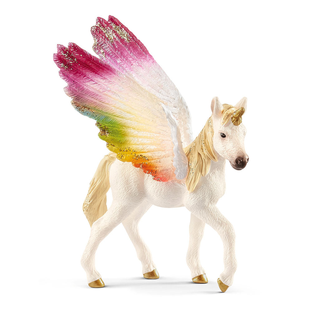 SCHLEICH Bayala Winged Rainbow Unicorn Foal Toy Figure (70577) – MyToyBox