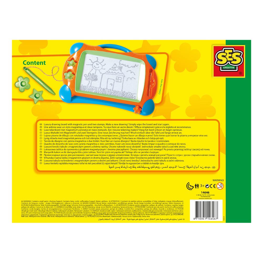 SES CREATIVE Magnetic Drawing Board, Unisex, Ages Three to Six Years ...