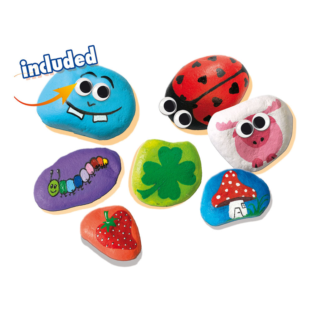 SES CREATIVE Children's Painting Stones Kit, 5 to 6 Years, Multi-colou ...