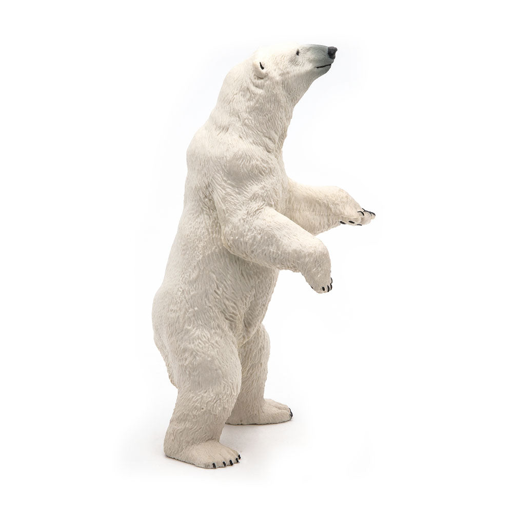 PAPO Wild Animal Kingdom Standing Polar Bear Toy Figure, Three Years o ...