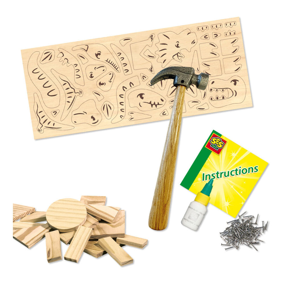 SES CREATIVE Dinosaurs Woodwork Craft Kit (00942) – MyToyBox